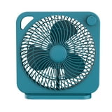 Mainstays 9-inch Box Indoor Personal Fan with 3 Speeds and Compact ...