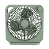 Mainstays 9-inch Box Indoor Personal Fan with 3 Speeds, Compact Green ...