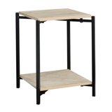 Mainstays No Tools End Table, Natural Wood Finish - Walmart.com