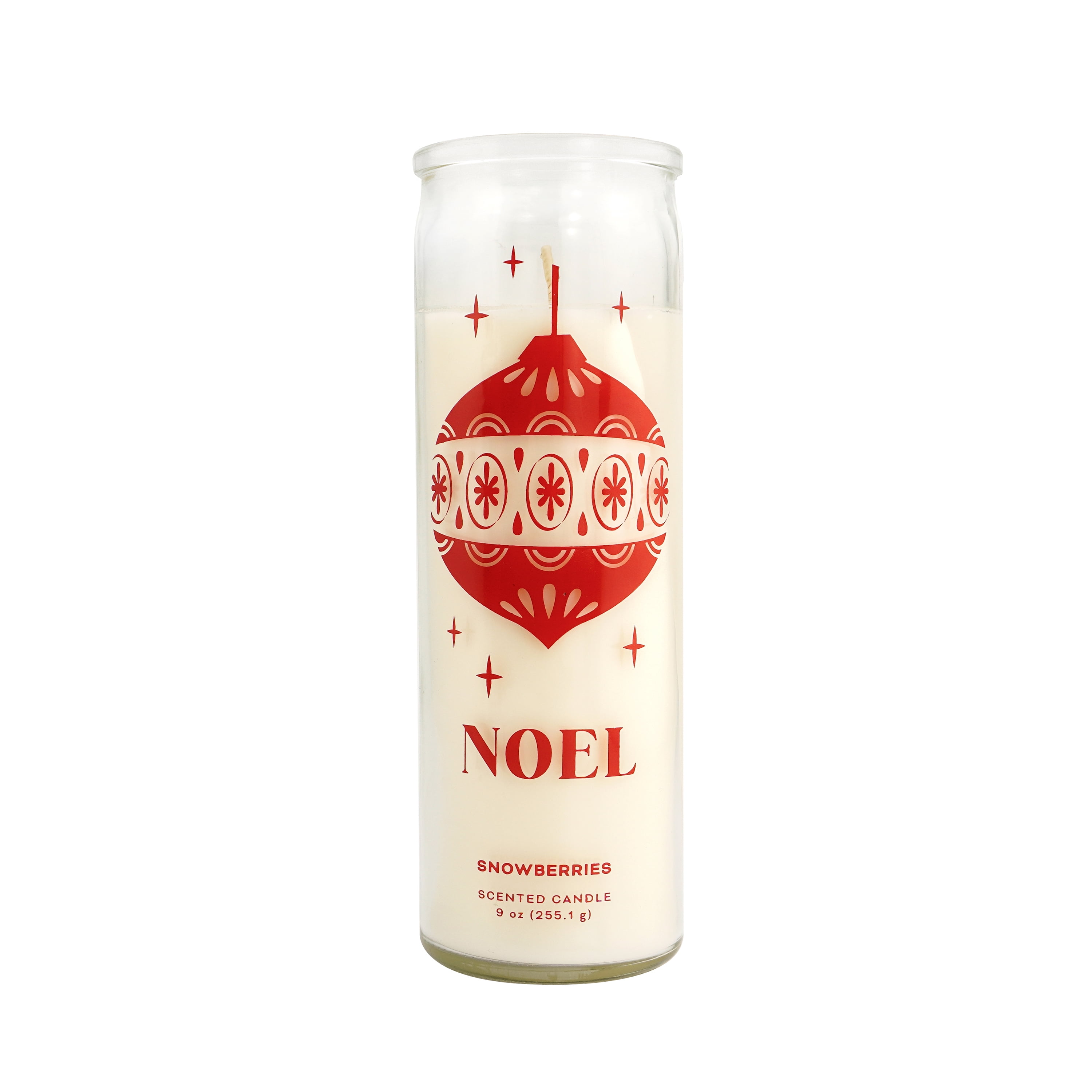 Mainstays Noel Scented Candle, Snowberries, Tangerine & Jasmine, 9 oz ...