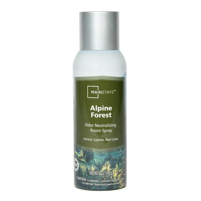 Mainstays Odor Neutralizing Room Spray, Alpine Forest Fragranced Air ...
