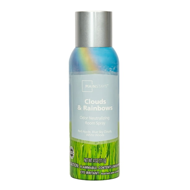 Mainstays Odor Neutralizing Room Spray, Clouds & Rainbows Air Freshner ...
