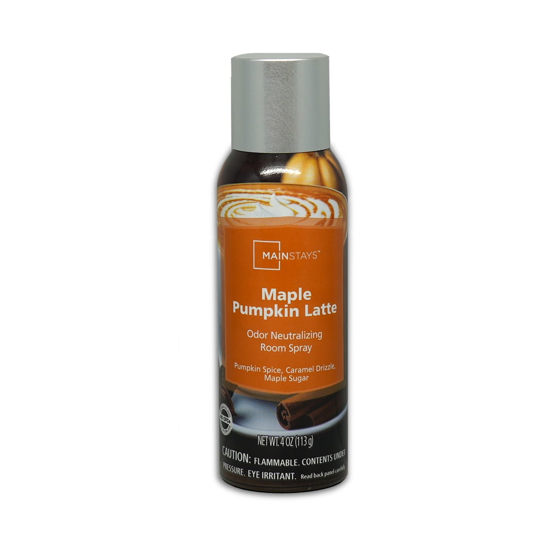 Mainstays Odor Neutralizing Room Spray, Maple Pumpkin Latte Air Freshener, 4 oz - Walmart.com