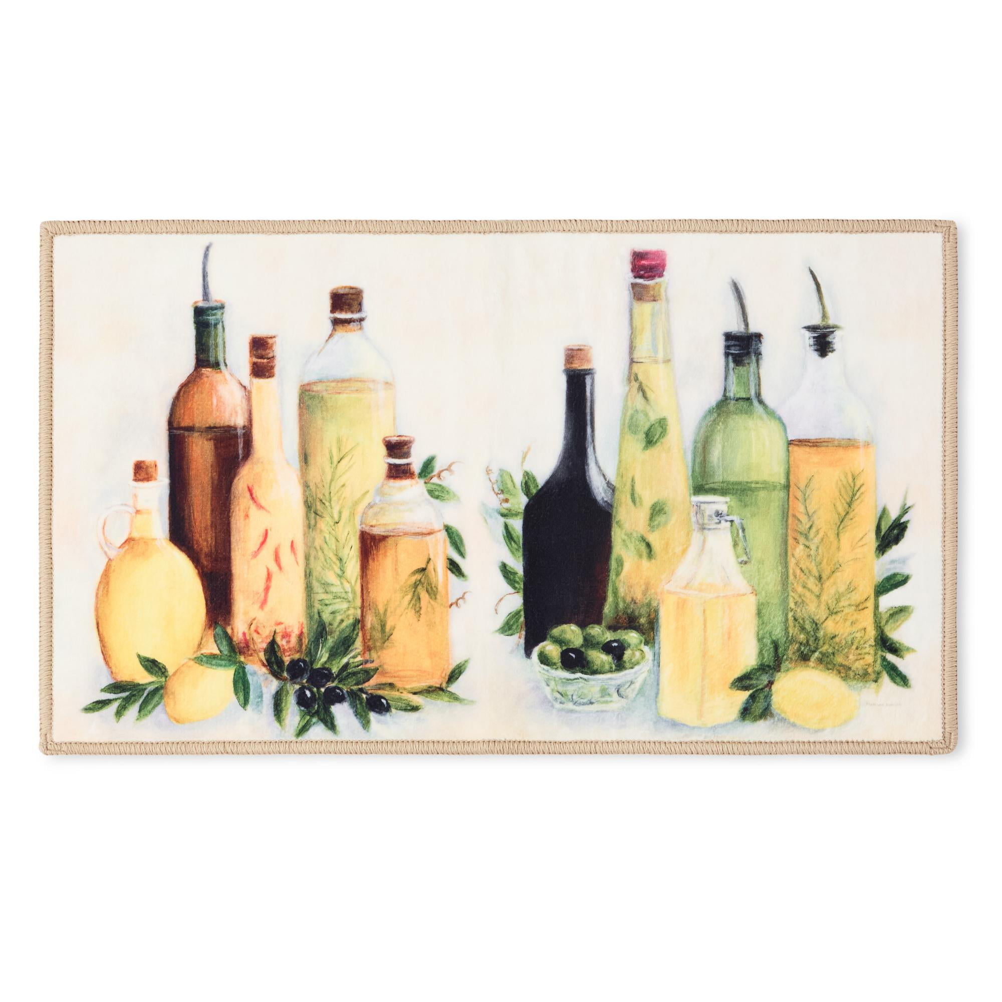 Mainstays Olive Oil Cashmere Kitchen Mat Backing - Walmart.com