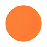 Mainstays Orange Round Plastic Plate 10.5 inch Dishwasher Safe Indoor ...