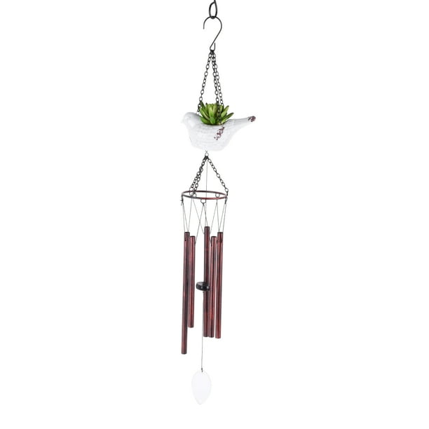Mainstays Outdoor 31in Height Multicolor Green Metal and Ceramic Bird ...