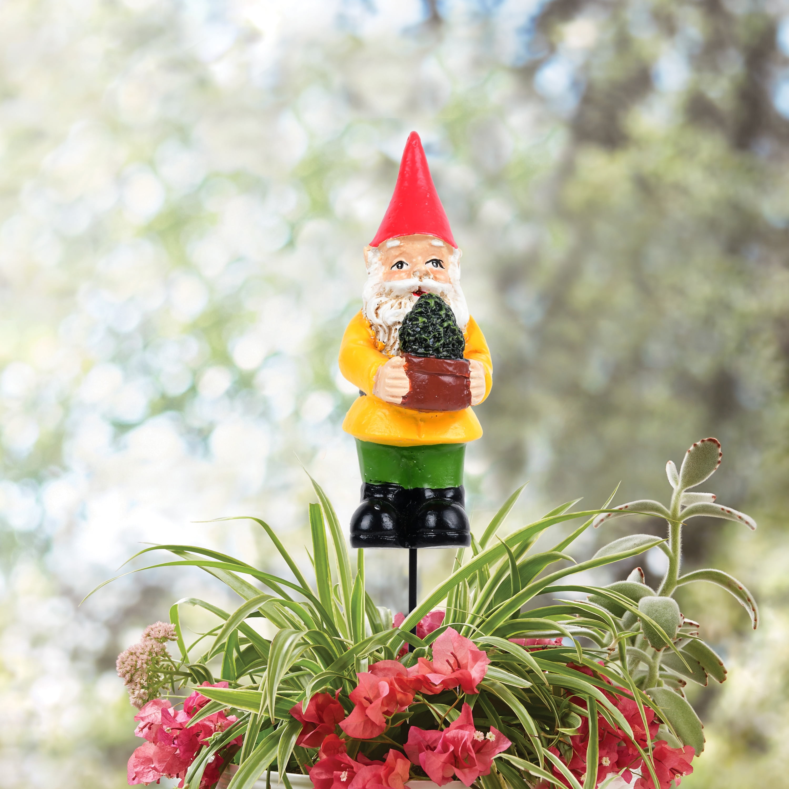 Mainstays Outdoor Mini Gnome Plant Garden Stake - Walmart.com Mainstays Outdoor Mini Gnome Plant Garden Stake - Walmart.com