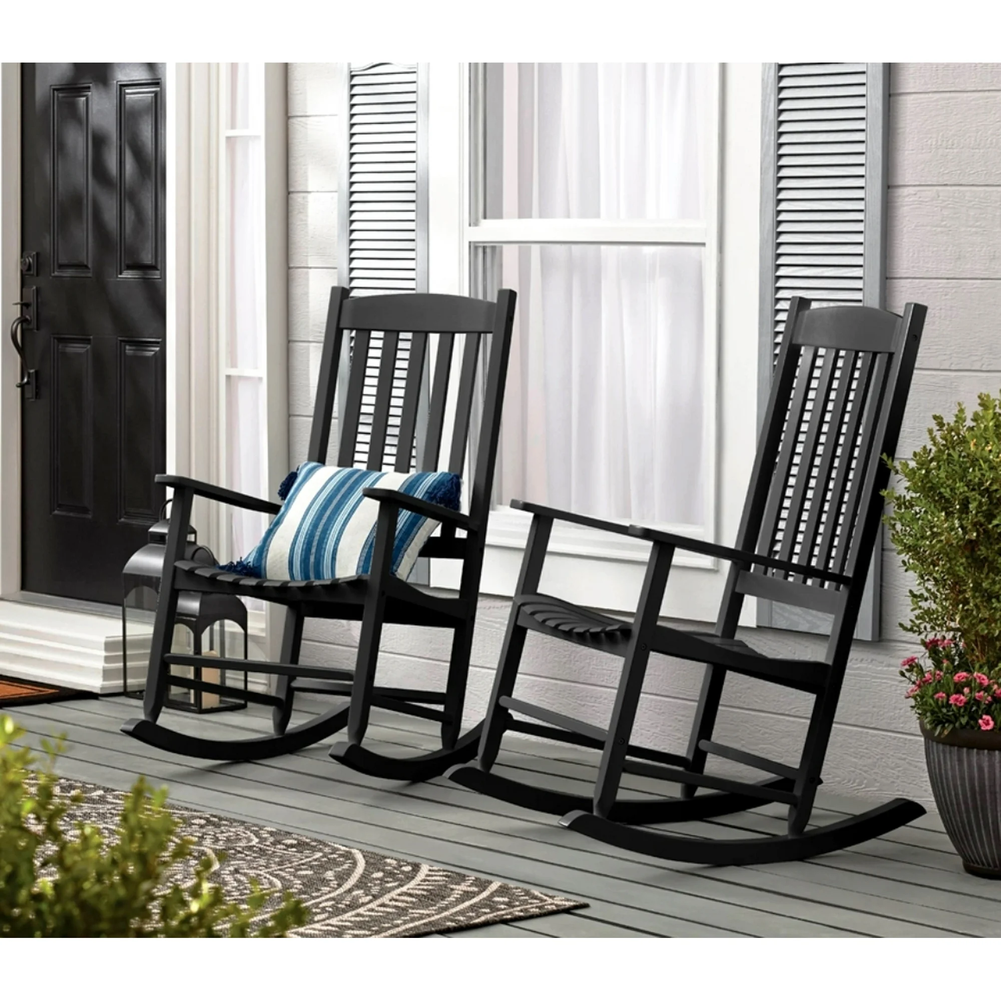 Customer reviews for (2 pack) Mainstays Outdoor Wood Rocking Chair ...