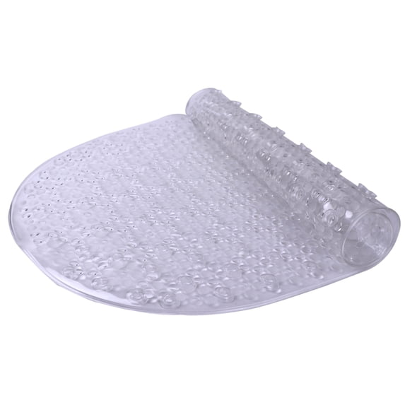 Mainstays Oval Bubble Bath Vinyl Tub Mat, Clear, 16" x 27" - Walmart.com