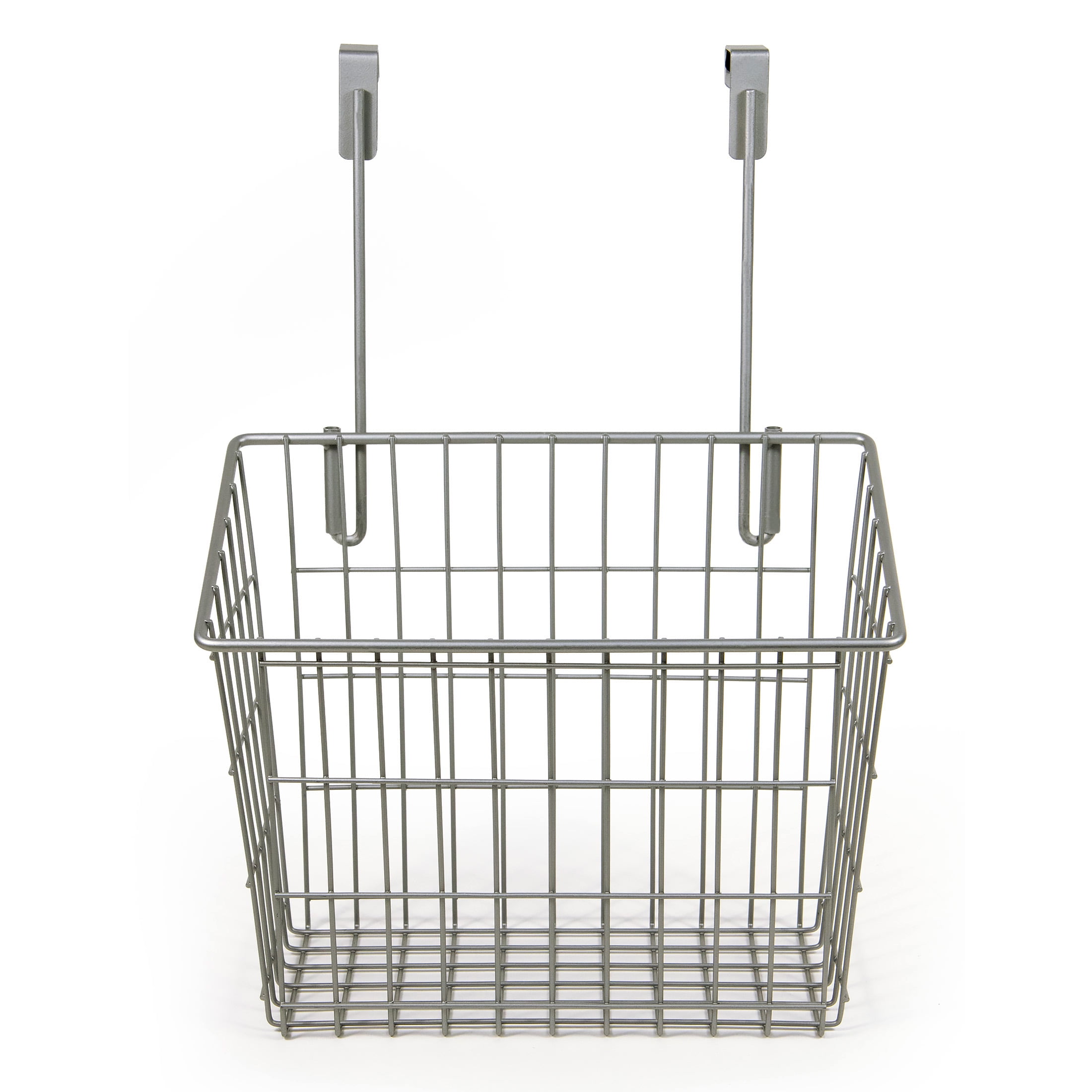 Mainstays Over the Cabinet Basket Medium, Metal Grid Storage Organizer ...