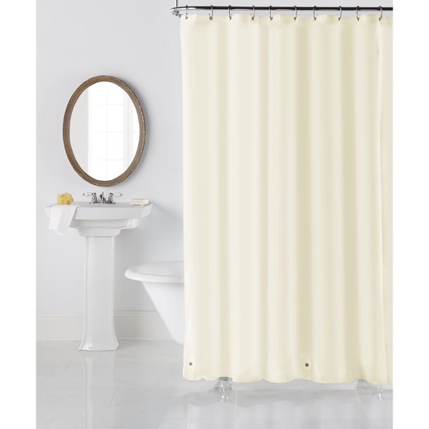 Mainstays PEVA Shower Liner Medium Thickness Ivory - Walmart Business ...
