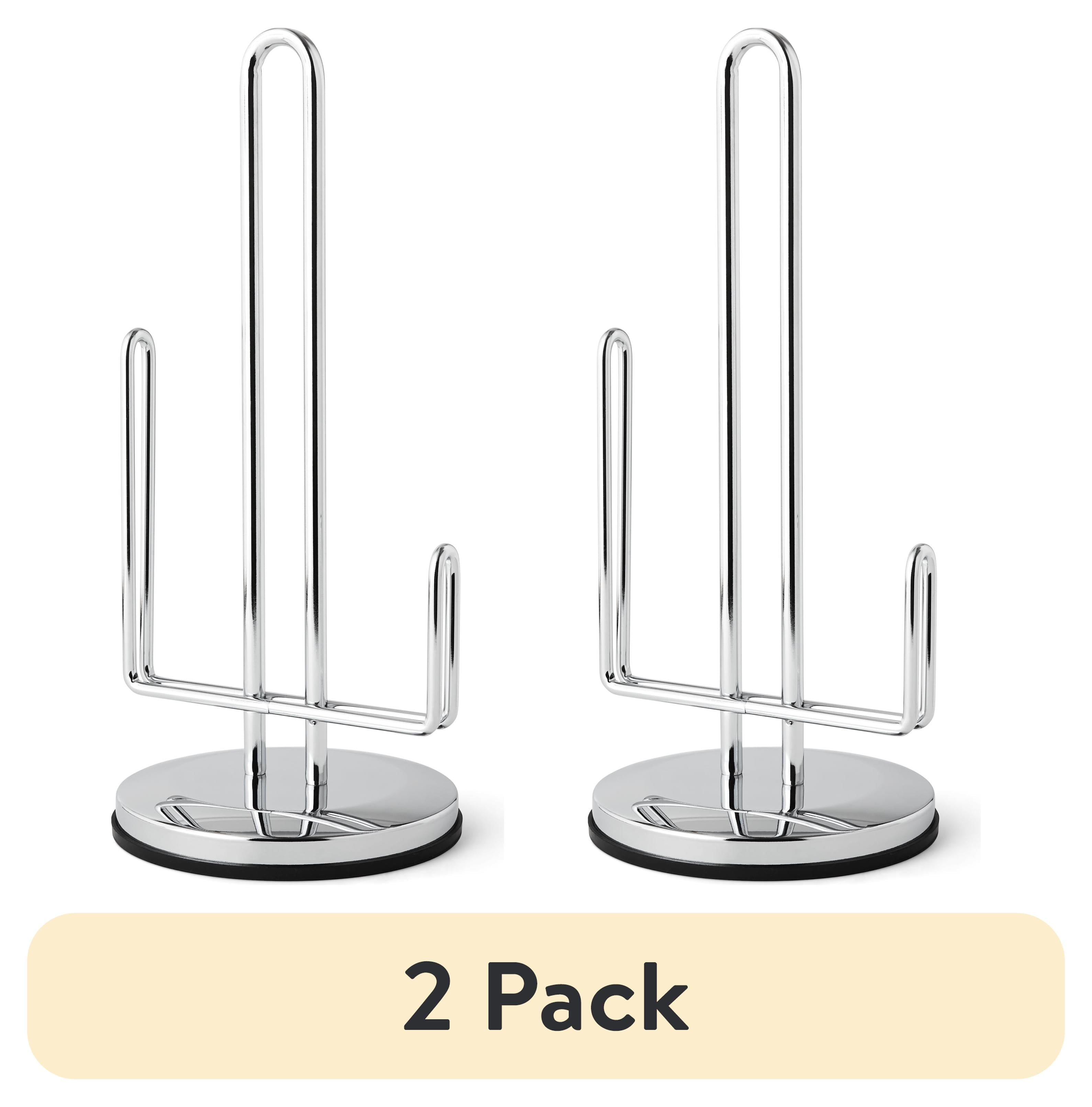 (2 pack) Mainstays Paper Towel Holder with Non-Slip Base, 13.7 inch ...