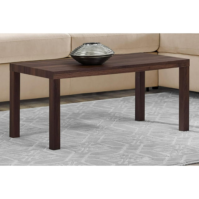 Mainstays Parsons Coffee Table, Walnut - Walmart.com