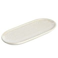 Mainstays Pearlescent Tray, Embossed Ceramic with Iridescent Finish, 8 ...