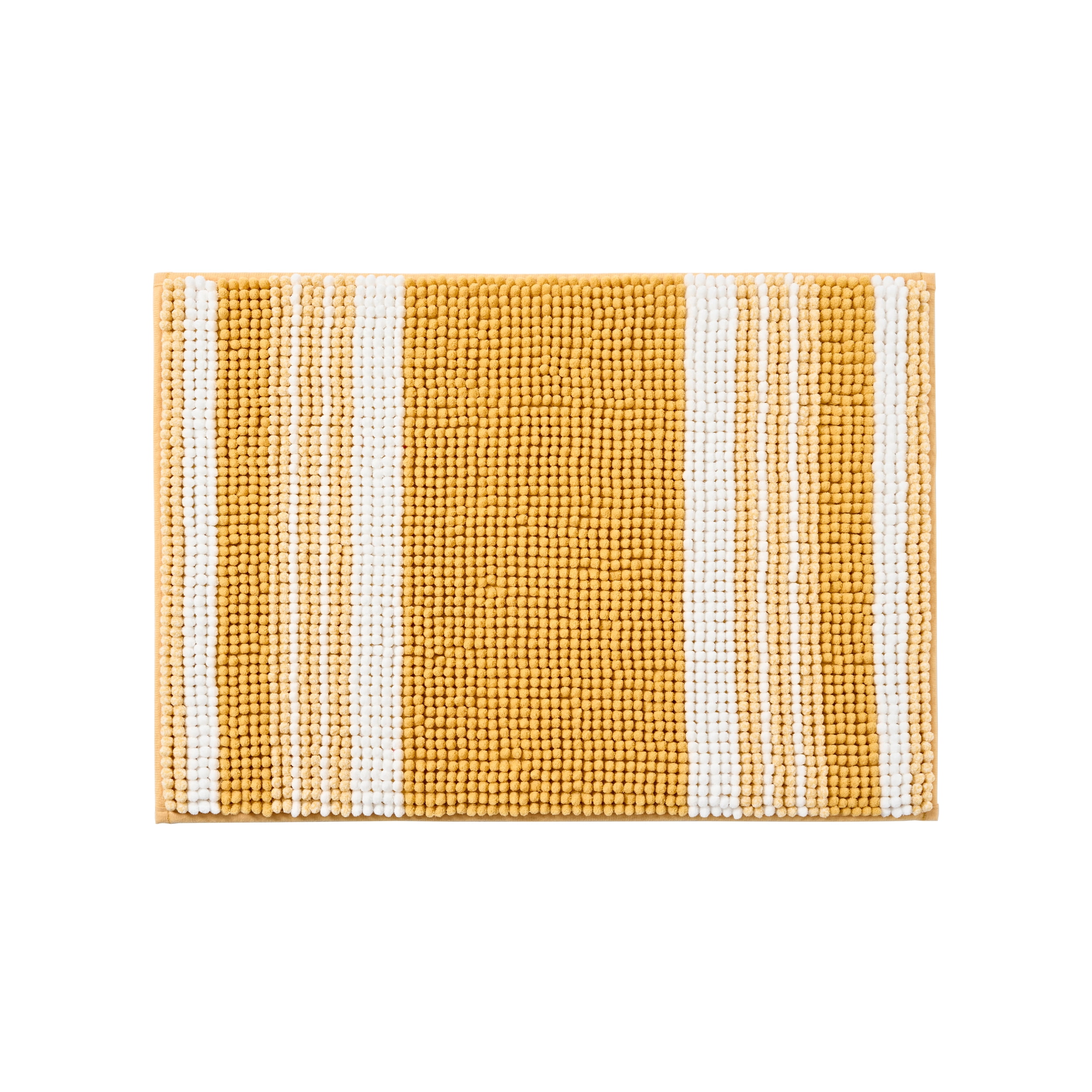 Mainstays Performance Foam Noodle Bath Rug, 17" x 24", Yellow - Walmart.com
