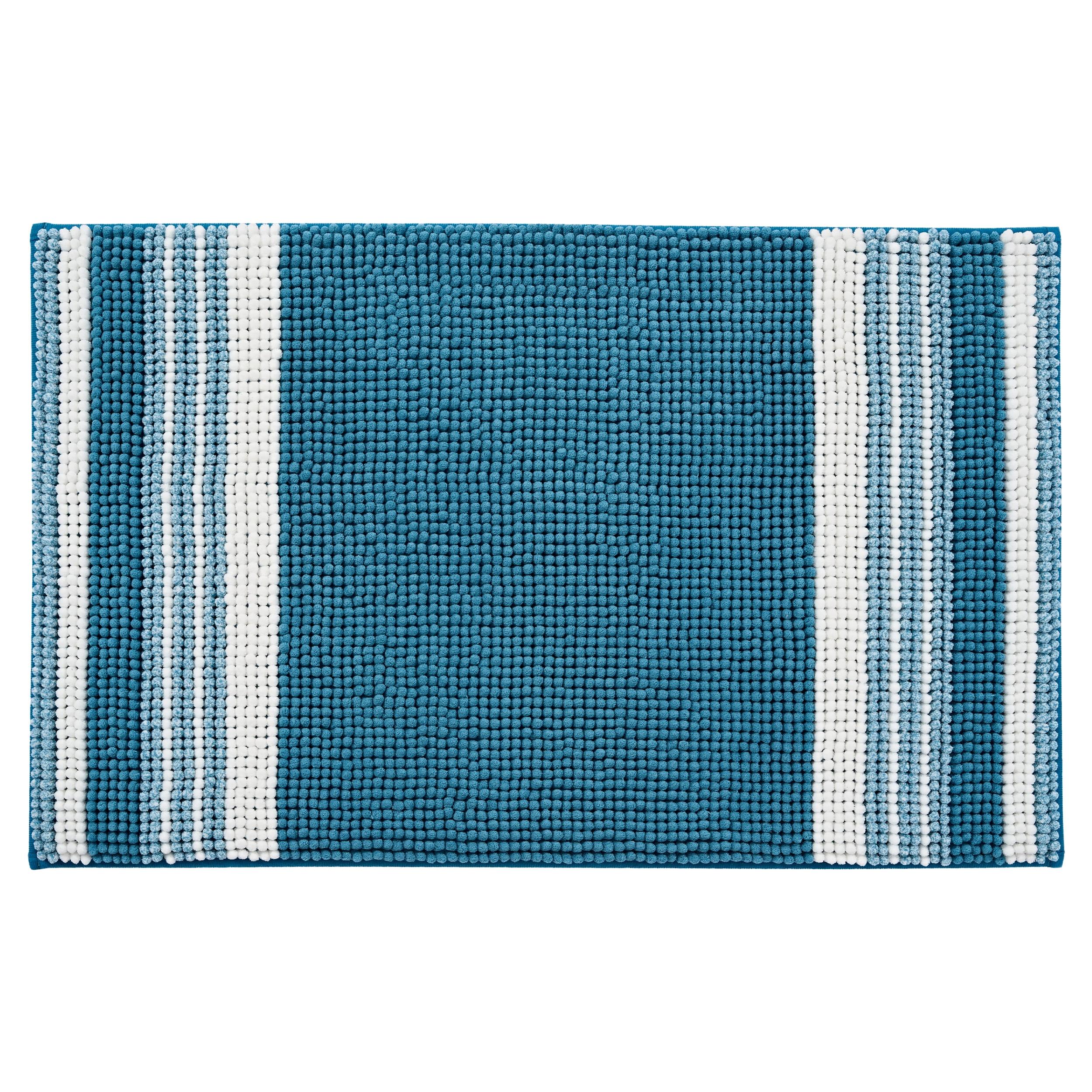 Mainstays Performance Foam Noodle Bath Rug, 20" x 32", Aqua - Walmart.com