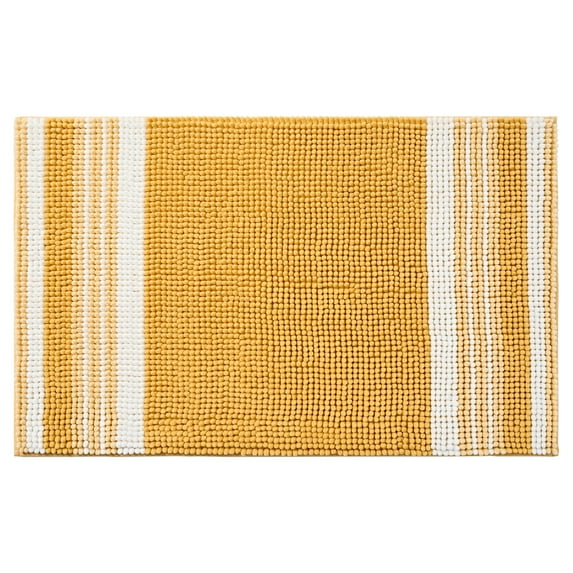 Mainstays Performance Foam Noodle Bath Rug, 20" x 32", Yellow - Walmart.com