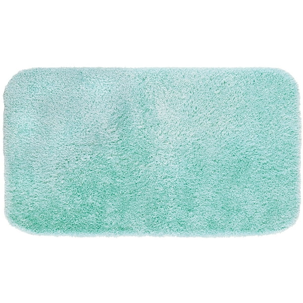 Mainstays Performance Nylon Bath Rug, Classic Mint, 19.5" x 34 ...