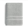 Mainstays Performance Solid Bath Towel, 30" x 54", Soft Silver ...