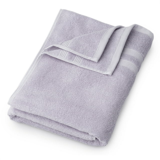 Mainstays Performance Solid Bath Towel, 54" x 30", Coolwater - Walmart.com