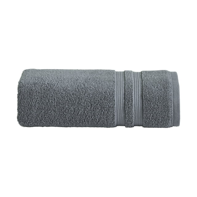 Mainstays Performance Solid Bath Towel, 54" x 30", Grey - Walmart.com