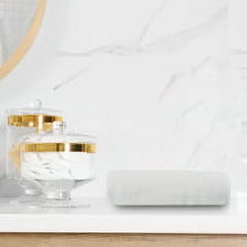 (2 pack) Mainstays Performance Solid Bath Towel, 54" x 30", Washed ...