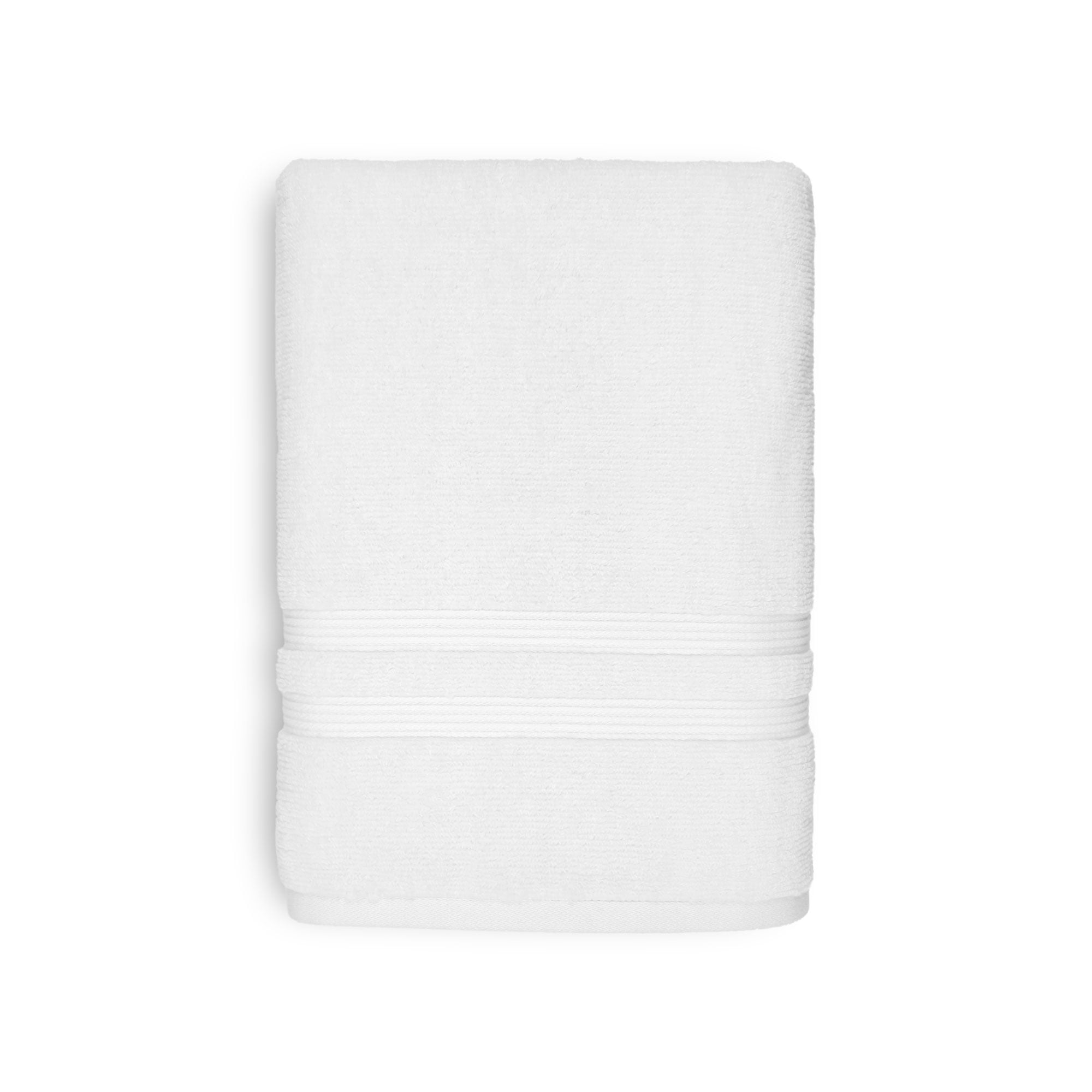 Mainstays Performance Solid Bath Towel, 54" x 30", White - Walmart.com