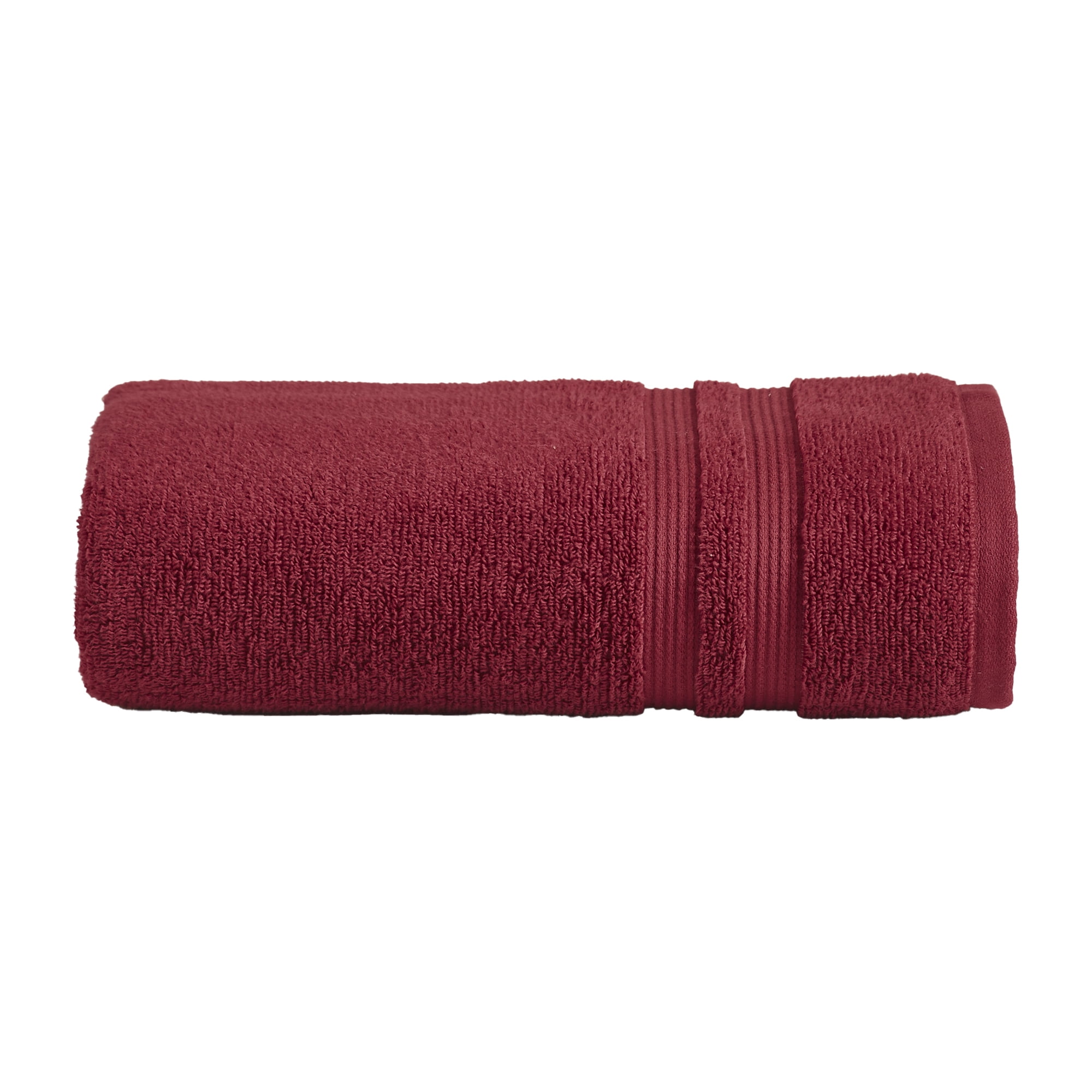 Mainstays Performance Solid Hand Towel, 26" x 16", Crimson Red ...
