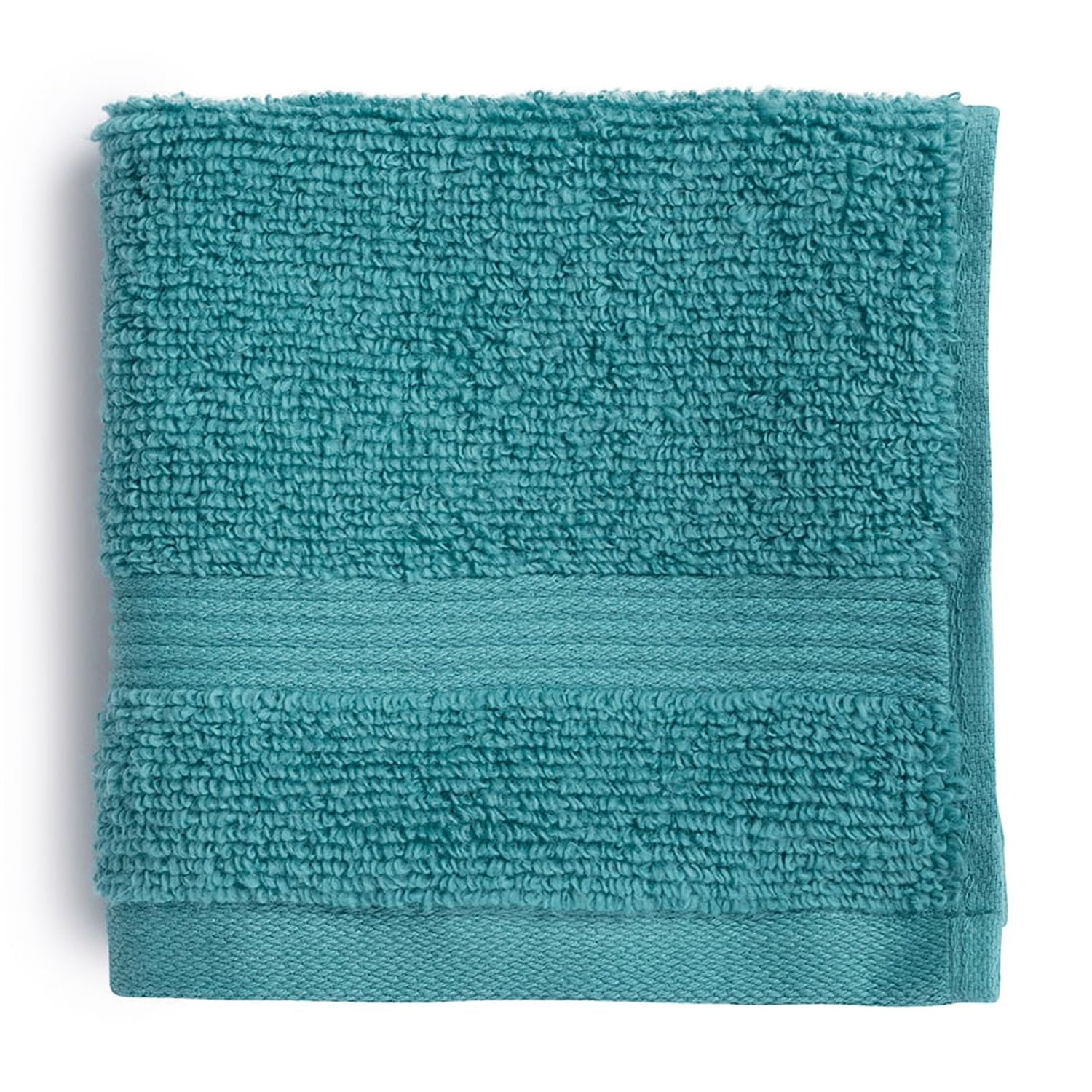 Mainstays Performance Solid Washcloth, 12" x 12", Cool Water - Walmart.com