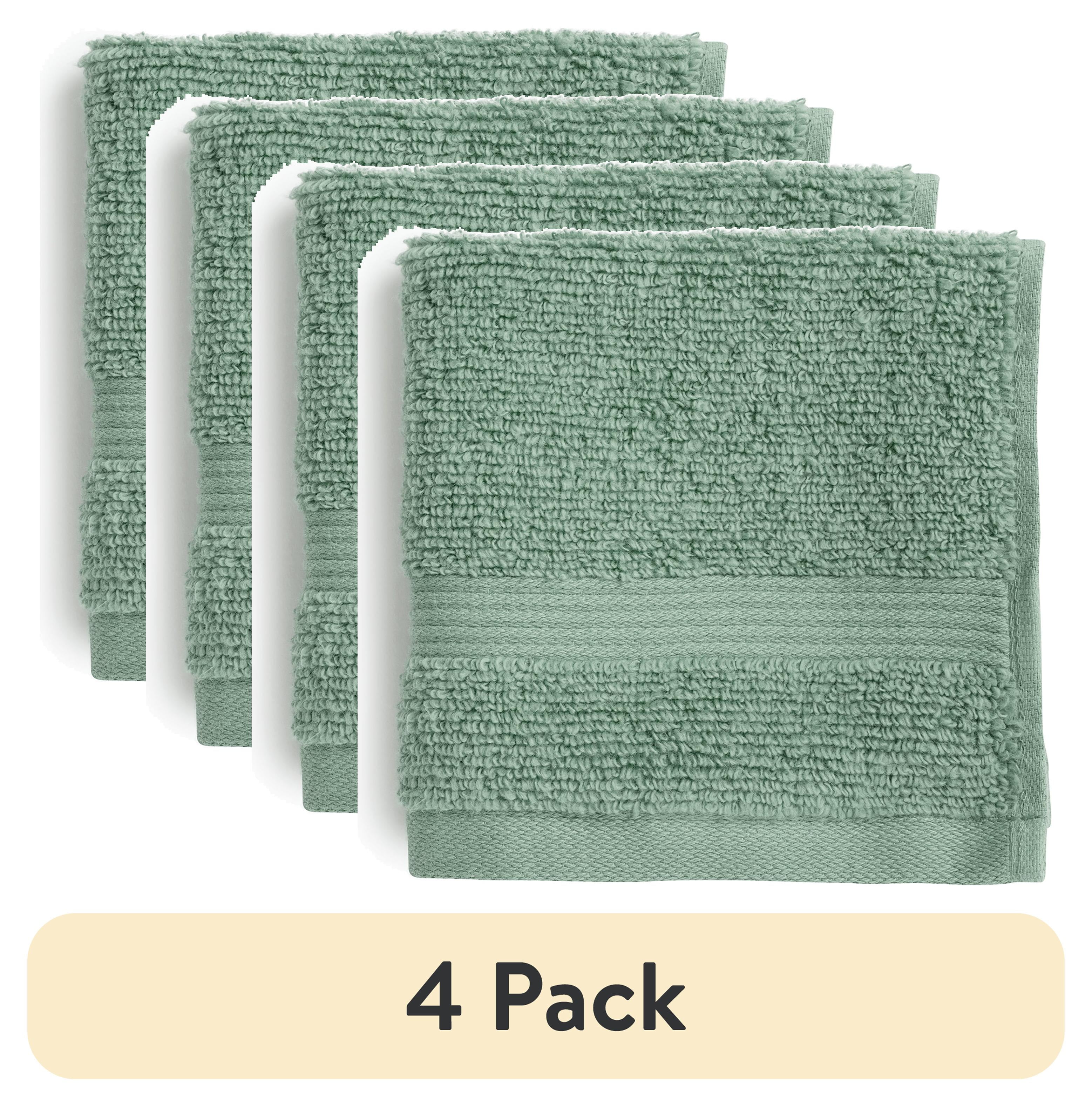 Mainstays Performance Solid Washcloth - 12 x 12 - Absorbent - Walmart.com