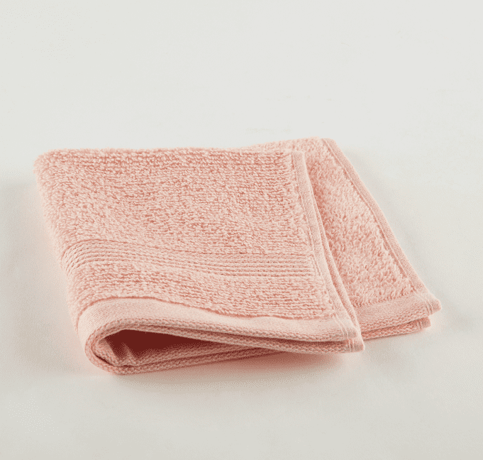 Mainstays Performance Solid Washcloth, 12" x 12", Pearl Blush - Walmart.com