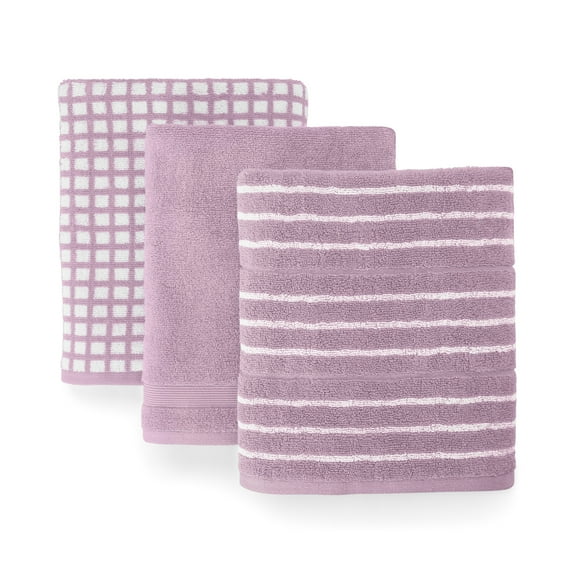 Mainstays Performance Summer Bath Towel Bundle, 3-Pack - Walmart.com
