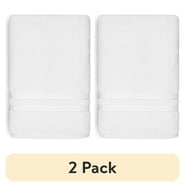 Mainstays Performance Solid Bath Towel, 54" x 30", White - Walmart.com