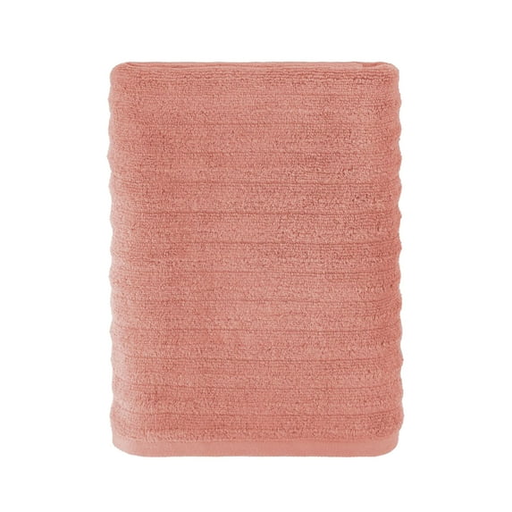 Mainstays Performance Textured Bath Towel, Terracotta - Walmart.com