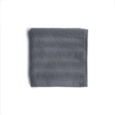Mainstays Basic Washcloth, Soft 100% Cotton and Highly Absorbent ...
