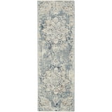 Mainstays Persian Fringe Runner Rug Ivory 1'8 x 5' Durable Indoor ...