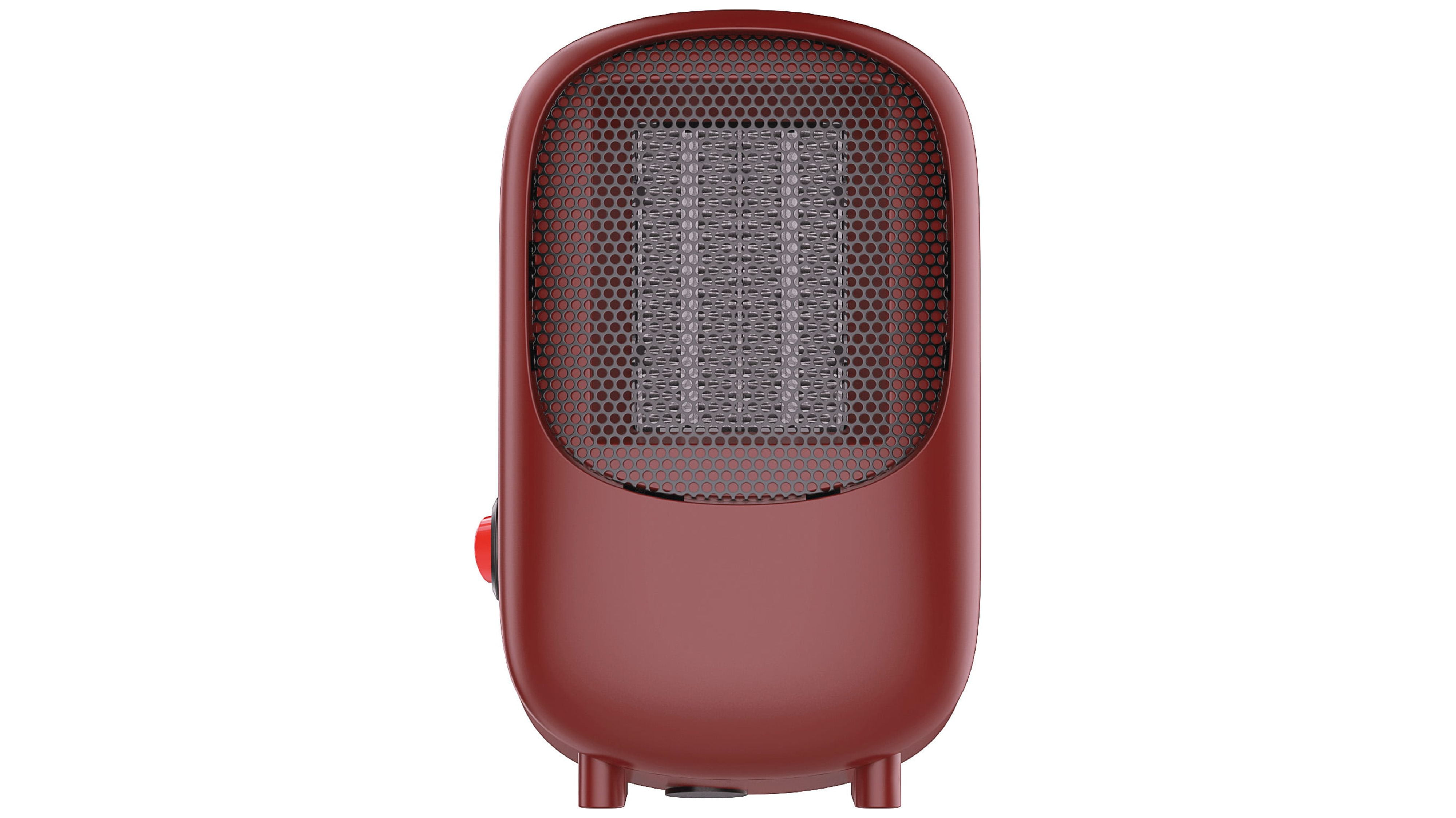 Mainstays Personal Mini Electric Ceramic Heater 400W, Red Sedona ...