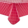 Mainstays Pink Checkered PEVA Tablecloth, Spring & Summer, 60"W x 84"L ...