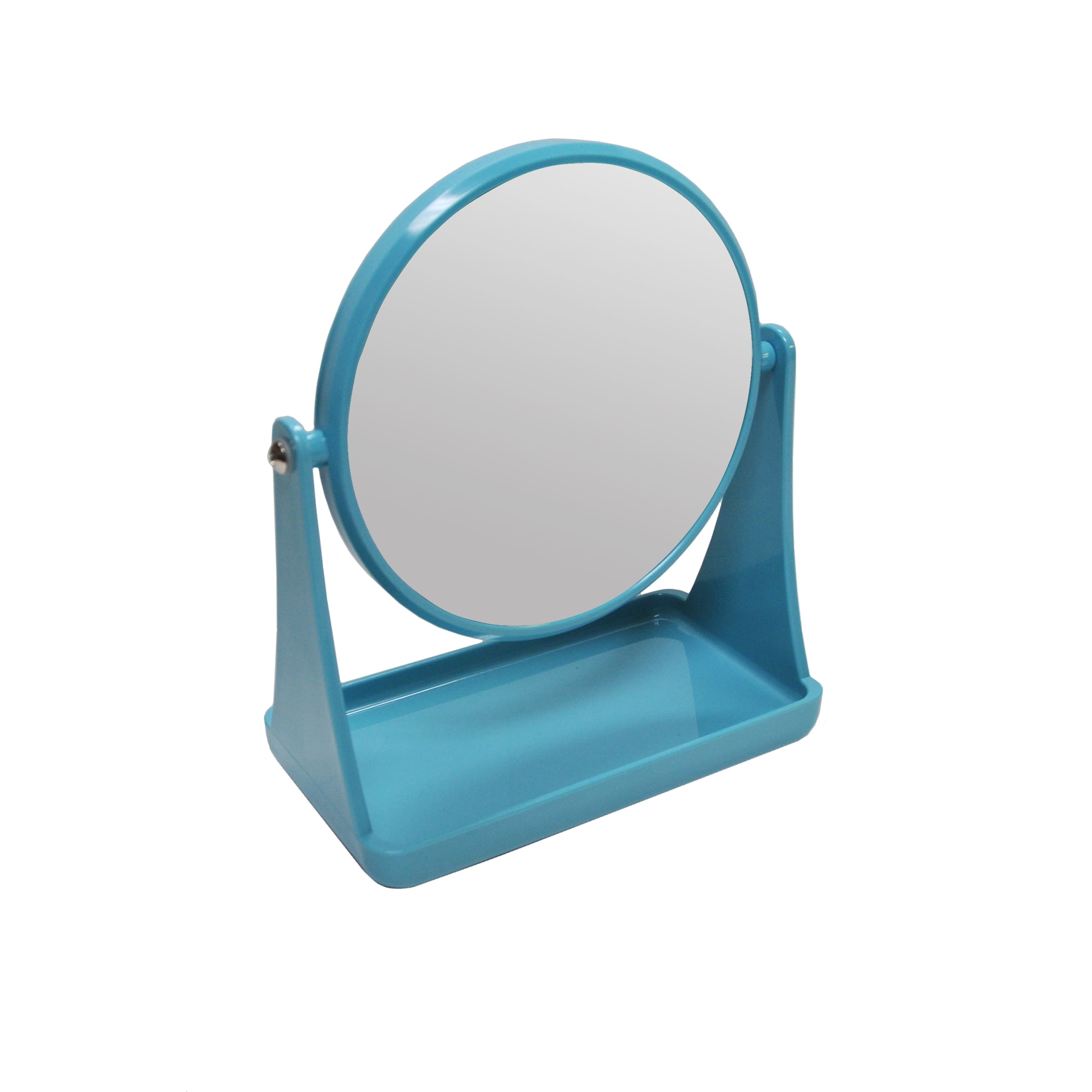 Mainstays Plastic 2 Sided Aqua Mirror, 1 Each - Walmart.com