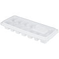 Mainstays Plastic Ice Cube Tray with 14 Molds Removable Lid Freezer ...