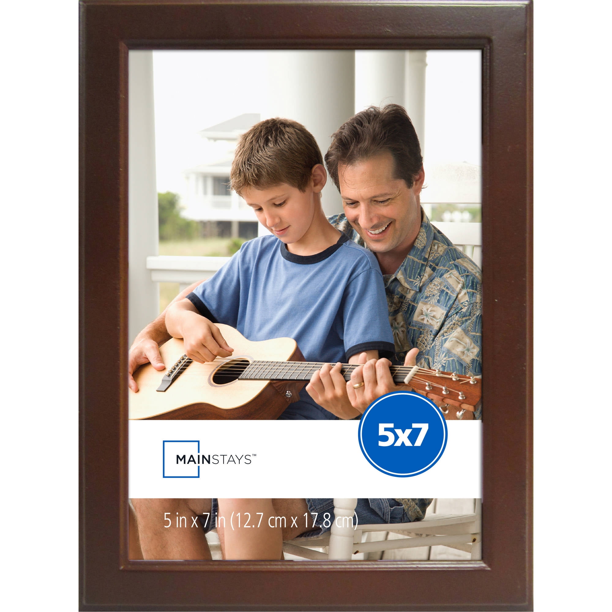 Mainstays Plastic Picture Frame - Bronze Finish - Glazing - Walmart.com