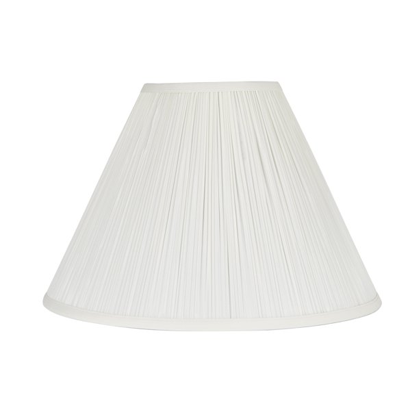 Mainstays Pleat Empire Table Lamp Shade, off-White - Walmart Business ...