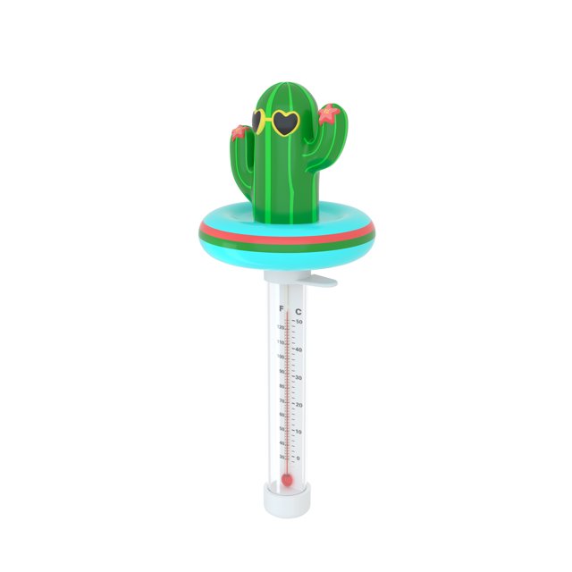 Mainstays Pool and Spa Floating Character Thermometer with String ...