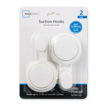 GeckoTech Reusable Hooks, Plastic, 3 lb Capacity, Clear, 1 Hook ...