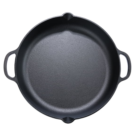 Mainstays Pre-Seasoned 14" Non-Stick Cast Iron Skillet - Walmart.com