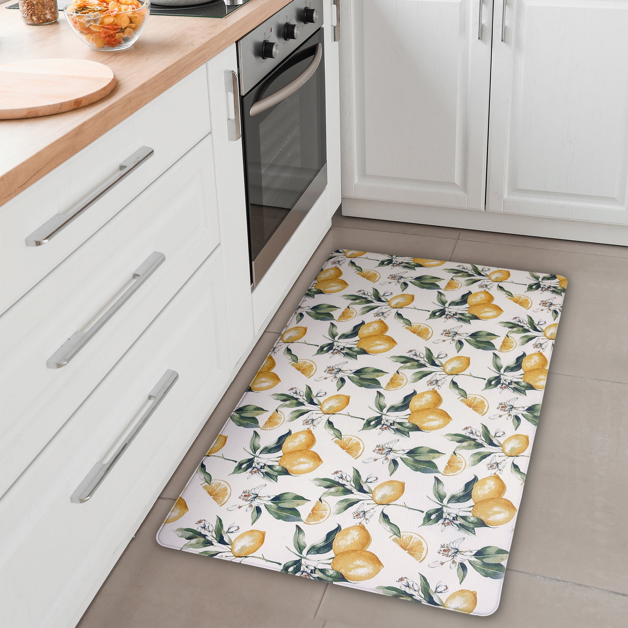 Mainstays Printed Lemons Kitchen Comfort Mat, 30" x 18" - Walmart.com