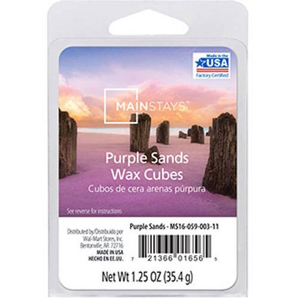 Mainstays Purple Sands Wax Cubes - Walmart Business Supplies