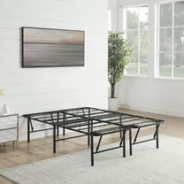 Mainstays 14" High Profile Foldable Steel Twin XL Platform Bed Frame ...