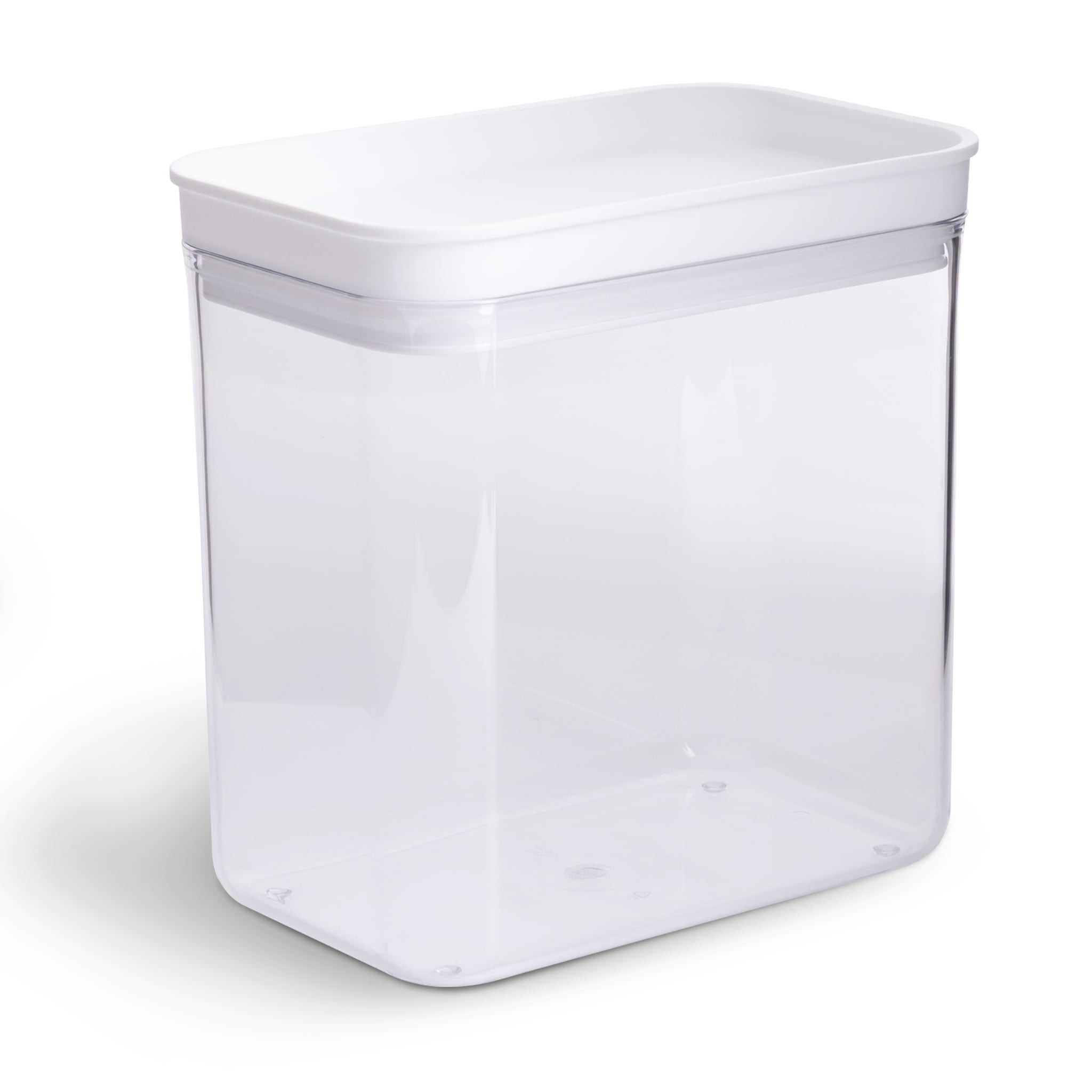 Mainstays Plastic Food Storage Canister Medium 6.61x4.24x6.61 inches ...