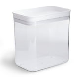 Mainstays Plastic Food Storage Canister Medium 6.61x4.24x6.61 inches ...
